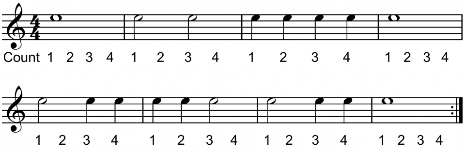 4: Mixed Note Values – My Music Online